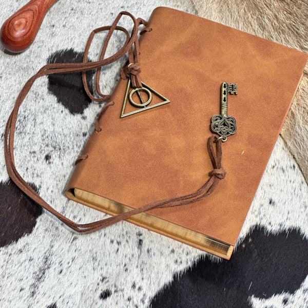 Small Personalised Vegan Leather Bound Journal-Unleash Your Creativity ...